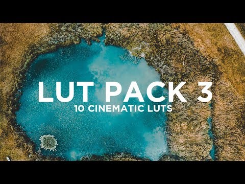 LUT Pack 3 • 10 Cinematic Luts by SevenCastStudios