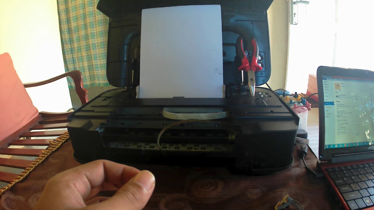 Cara Memperbaiki Printer Canon IP2770 Rusak Kertas Naik Turun - YouTube