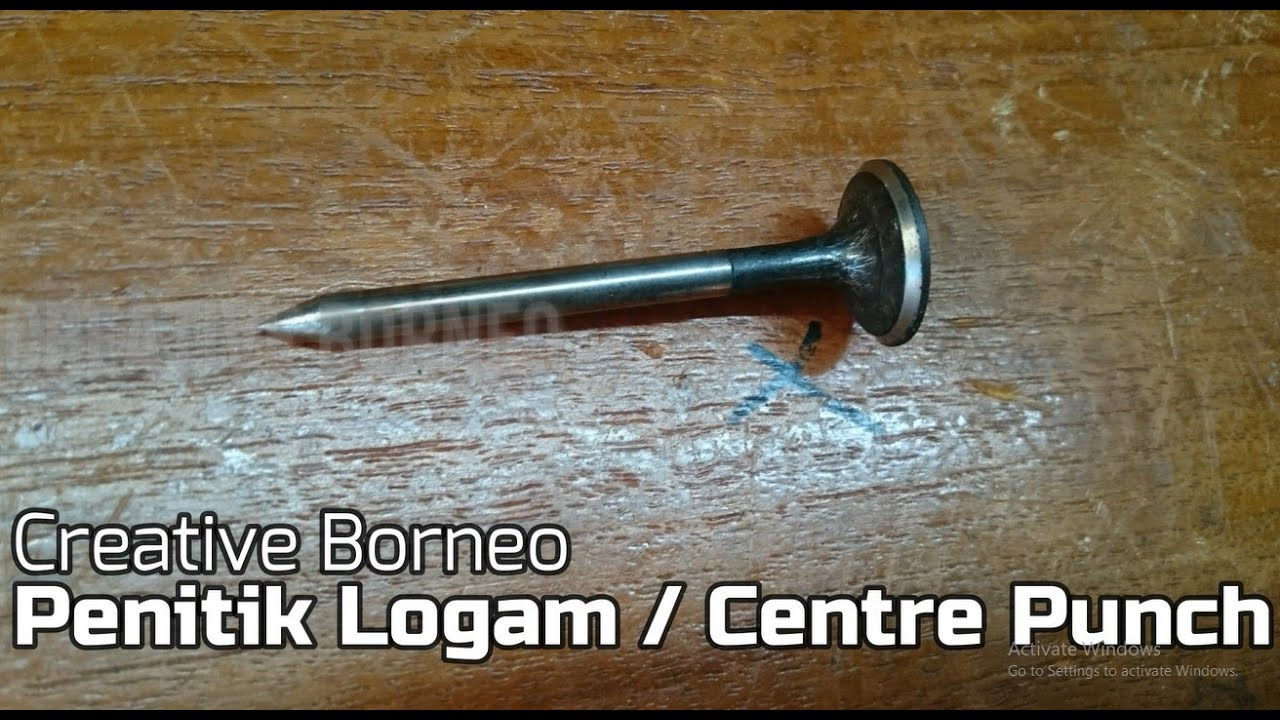 Cara membuat penitik besi logam - YouTube