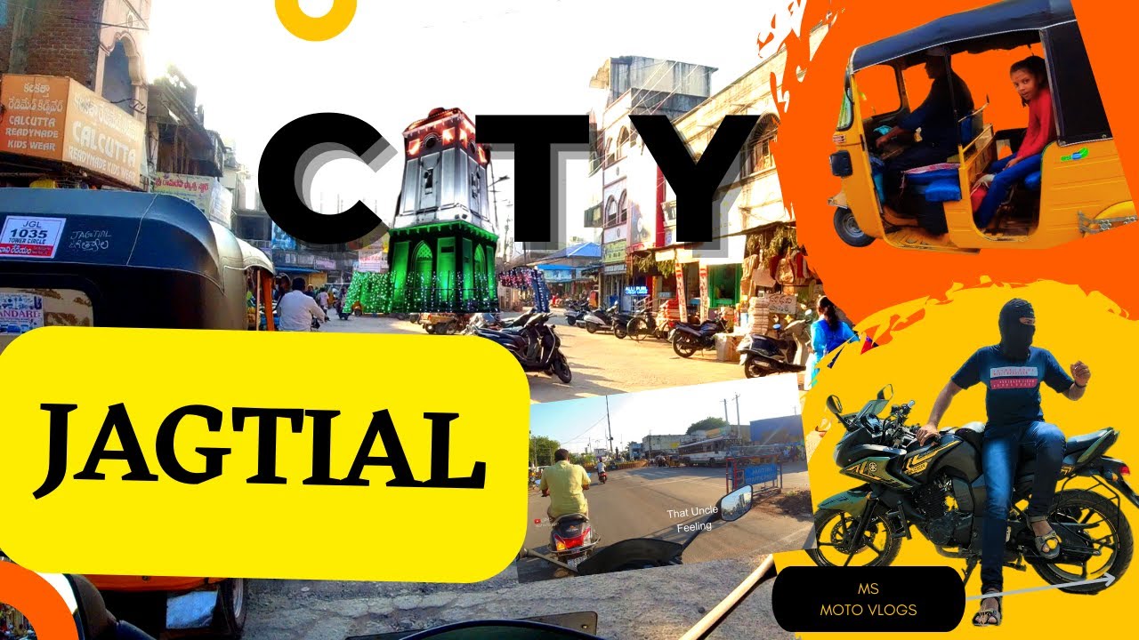 జగిత్యాల టౌన్ కి వెళ్దం Exploring Jagtial Town in Telangana with # ...