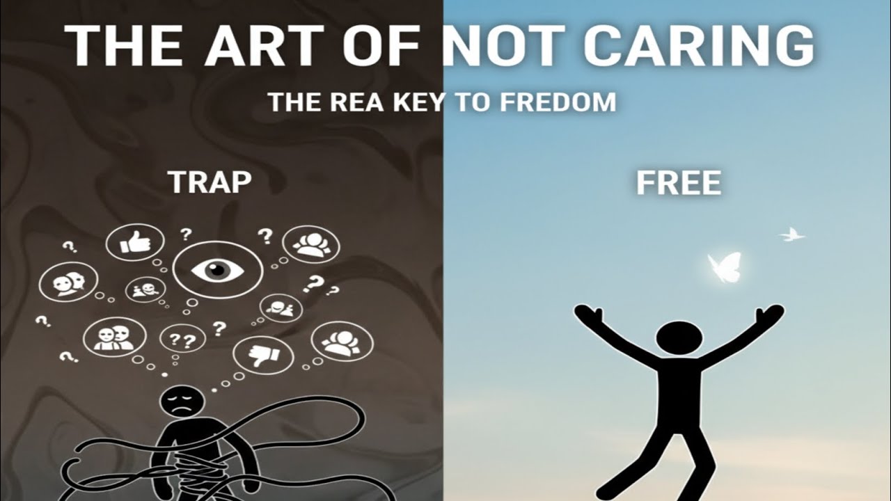 The Art of Not Caring: The Real Key to Freedom - YouTube