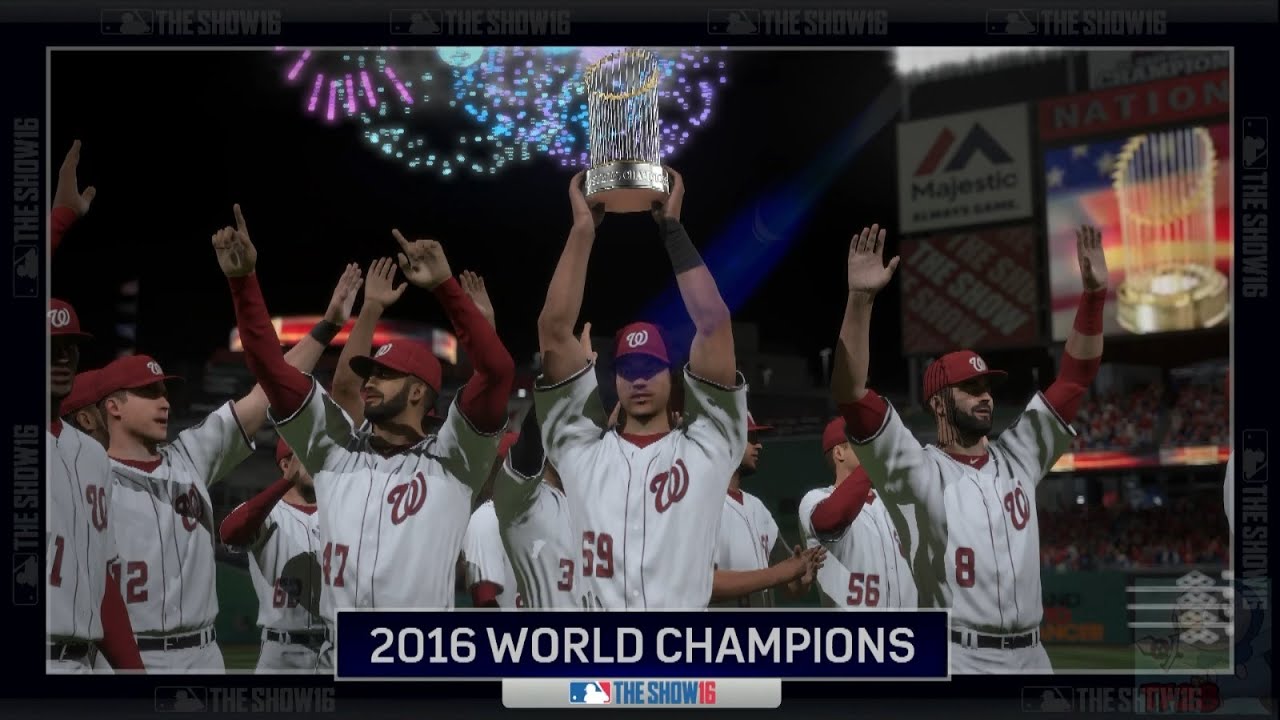 MLB: The Show 16 - Washington Nationals World Series Celebration - YouTube
