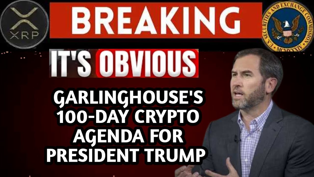 XRP UPDATE; RIPPLE CEO BRAD GARLINGHOUSE URGES CRYPTO ACTION IN DONALD ...