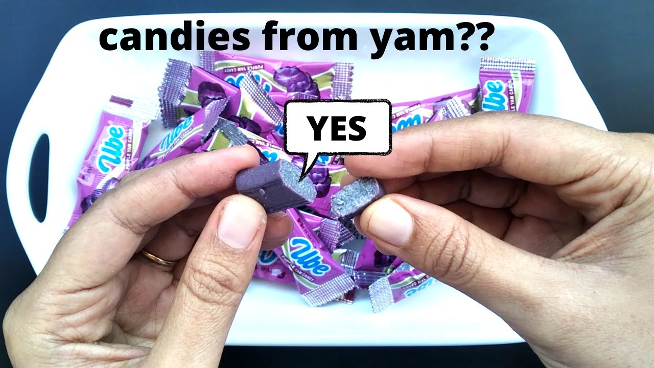 Purple yam candy - Annie's Ube candy - From Philippines - Taste test ...