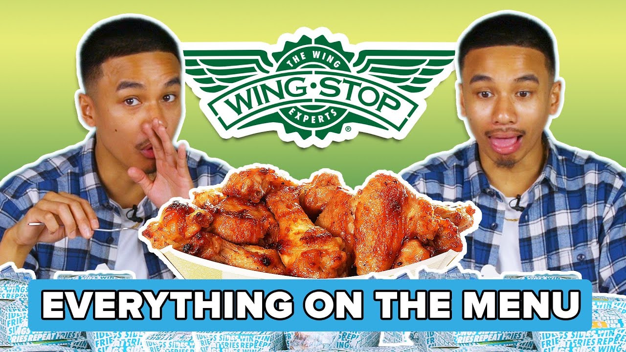 I Eat Everything At Wingstop - YouTube