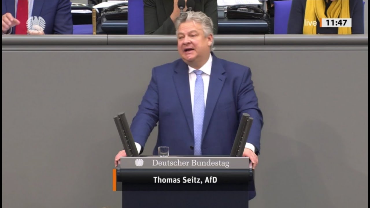 AKTUELL : REDE THOMAS SEITZ ( AFD ) AM 10.NOVEMBER IM DEUTSCHEN ...