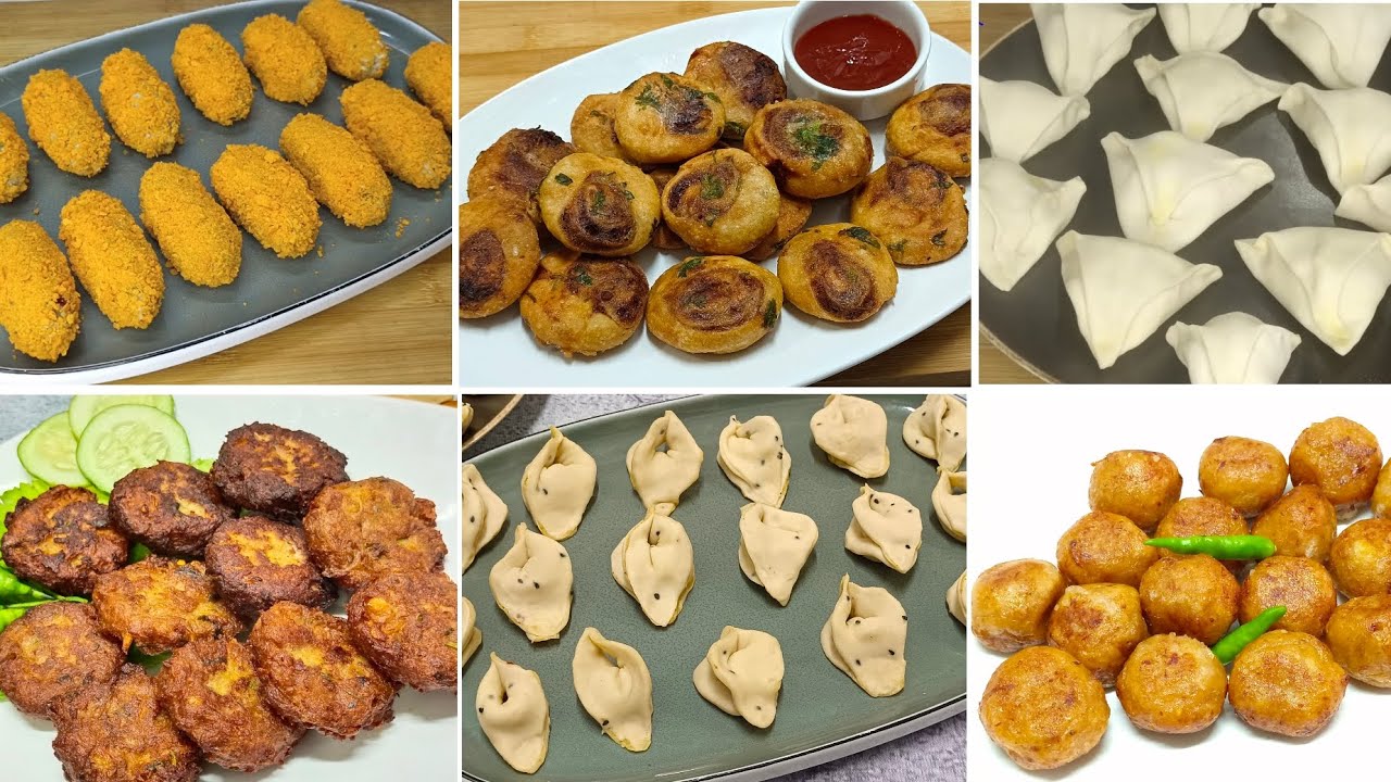 6 Potato Snacks Recipes | Easy Recipe | Potato With Flour Snacks | New ...
