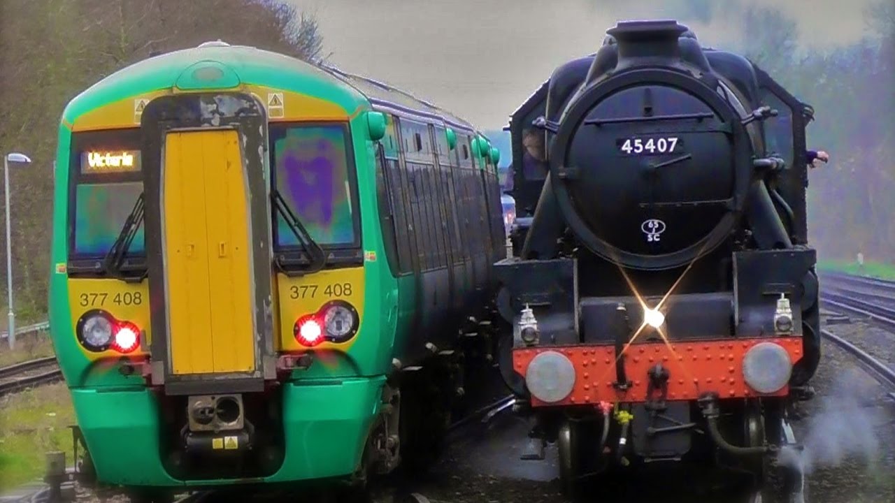 Black 5 45407 Lancashire Fusilier At Three Bridges - Saturday 18th ...