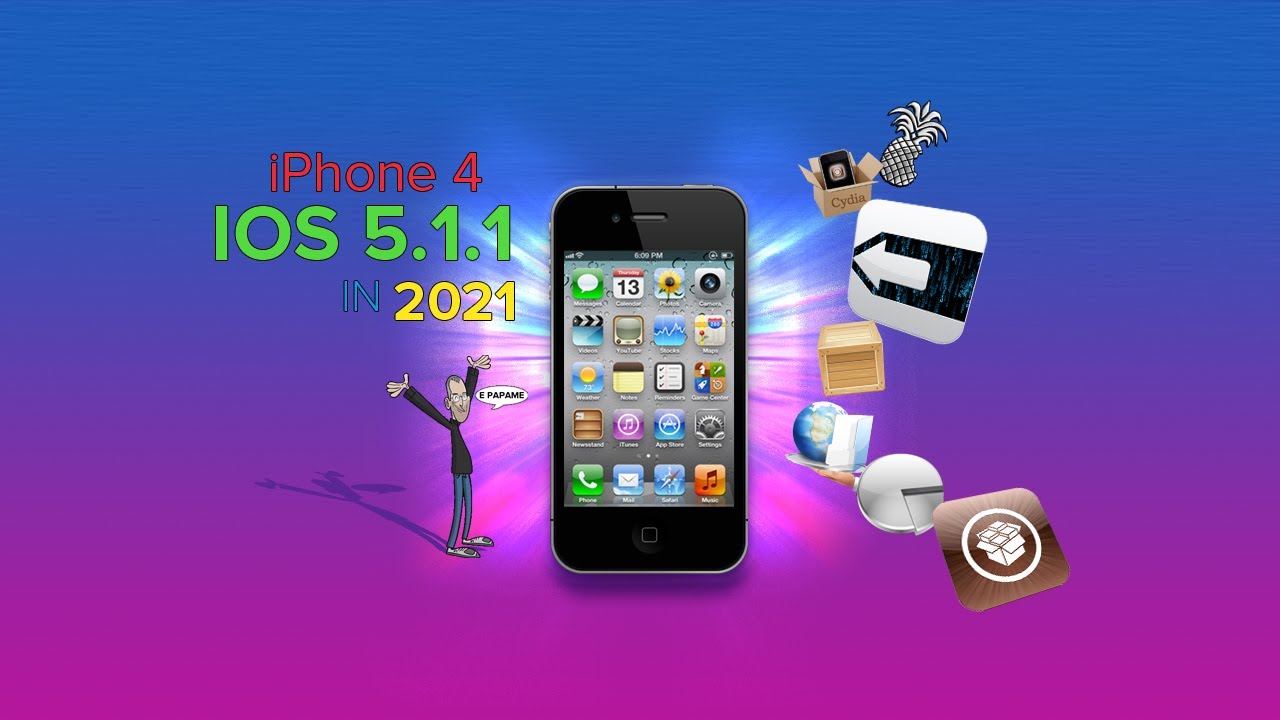 iPhone 4 on iOS 5.1.1 (2021) - YouTube