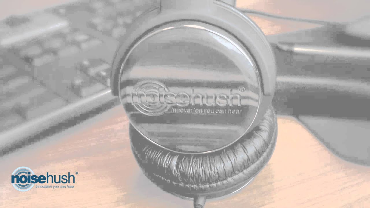 NoiseHush - NX26 Wood Headphones - YouTube