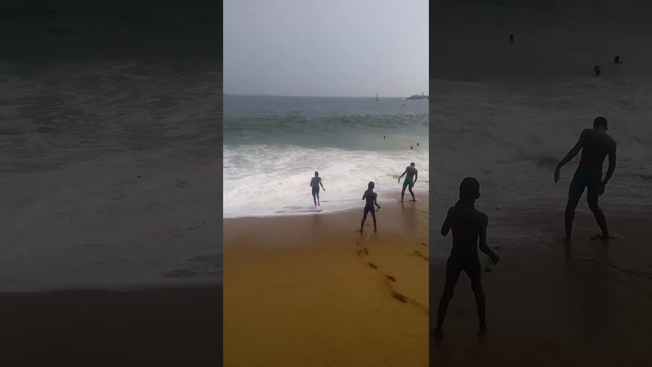 A la plage de VRIDI canal - YouTube