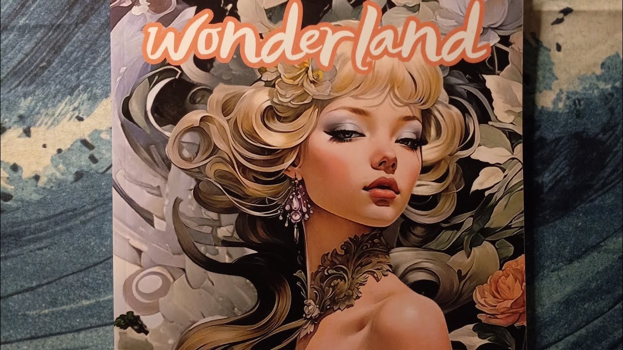 Wonderland by Yvonne Meerstra Adult Coloring Book Flip Through - YouTube