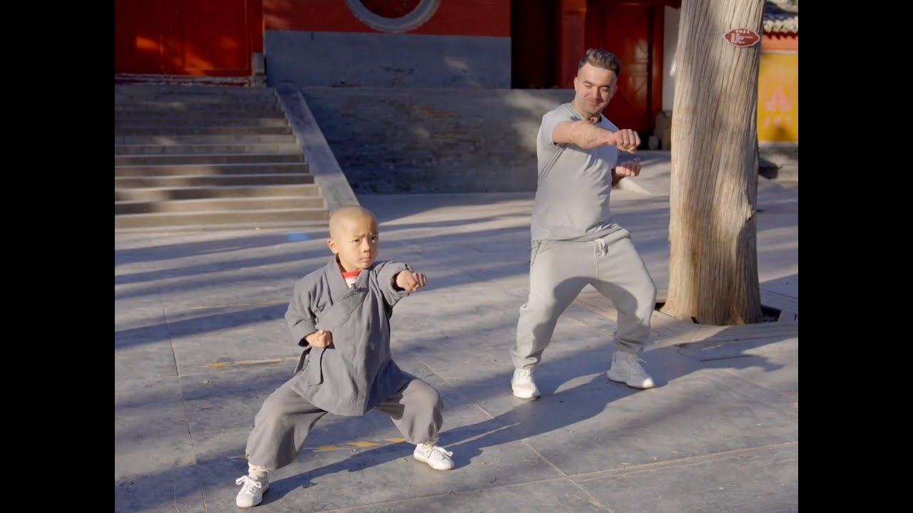Learning Kung Fu in Shaolin Temple...with the Guidance of a Kid Master ...