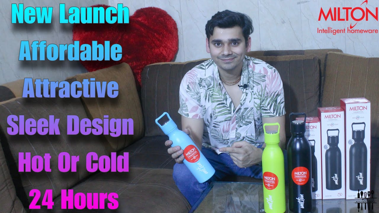 Milton Alice Thermosteel Water Bottle 24 Hours Hot and Cold | Easy to ...