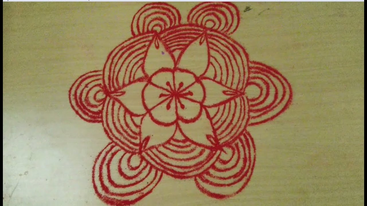 Kolam | kolam designs | line kolam | lines muggulu small | simple lines ...