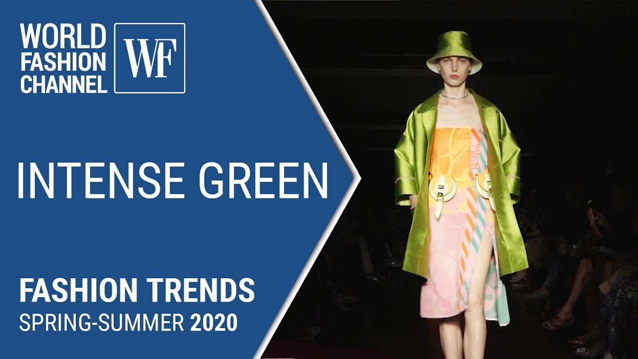 Intense green | Fashion trends spring-summer 2020 - YouTube