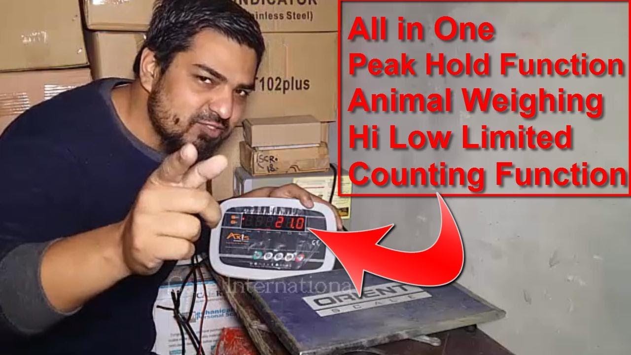AX 60 Weighing Scale Calibration | AXIS Weighing Scale Calibration by ...