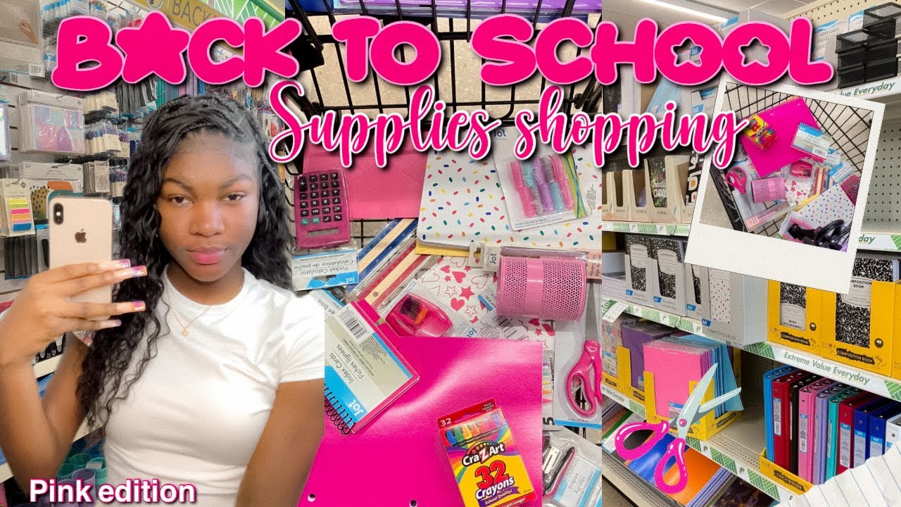 BACK TO SCHOOL SUPPLIES SHOPPING + HAUL 2024 - YouTube