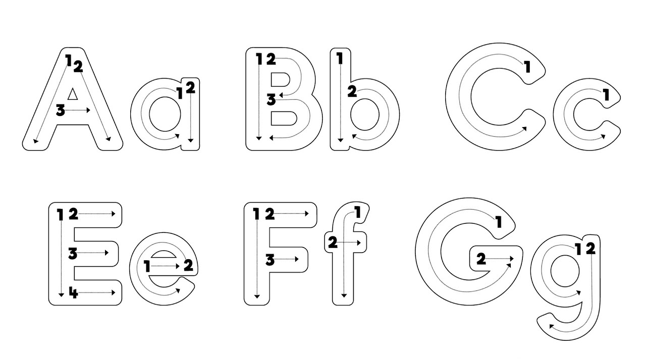 Trazado De Letras Del Abecedario Diseño PNG Y SVG De Alfabeto Floral