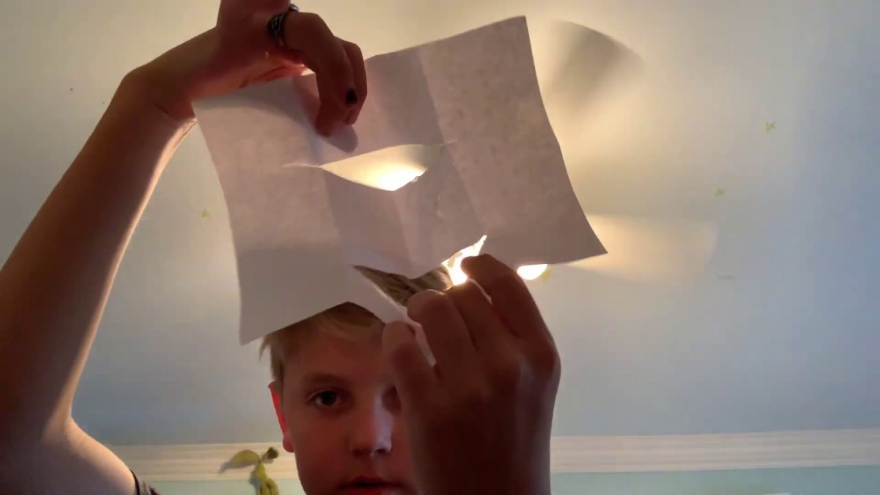 DIY invisible note - YouTube