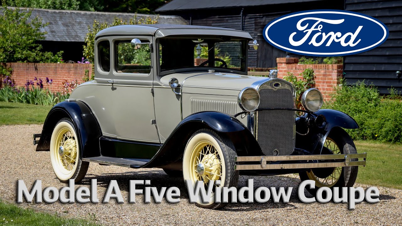 1930 Ford Model A Five Window Coupe - YouTube
