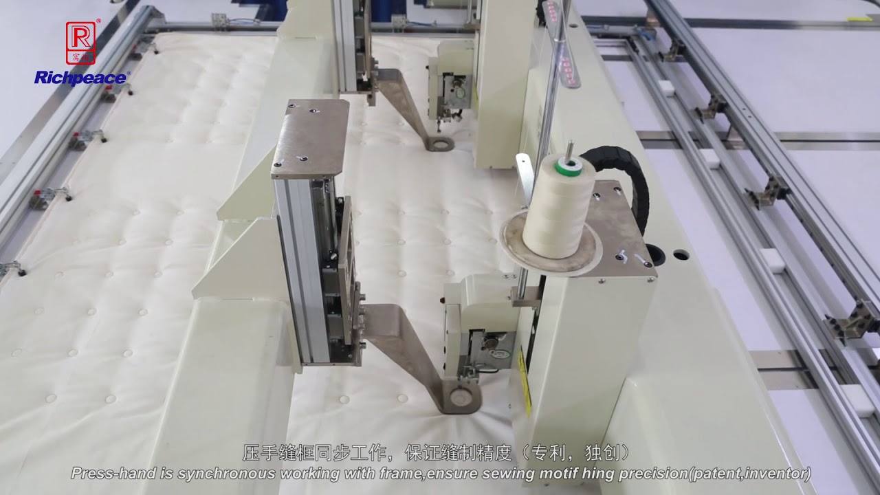 Richpeace Automatic Double Heads Bar Tracking Machine - YouTube