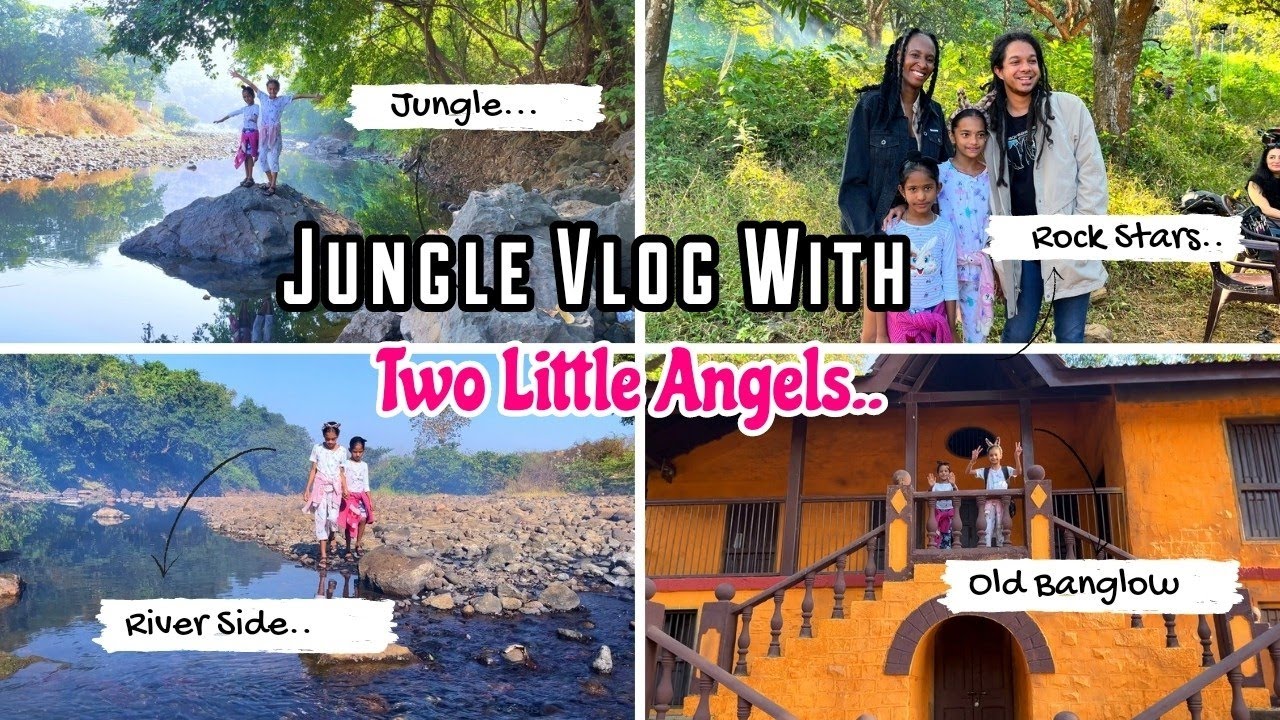 First vlog with Two little Angels| My first vlog | Jungle Vlog| # ...