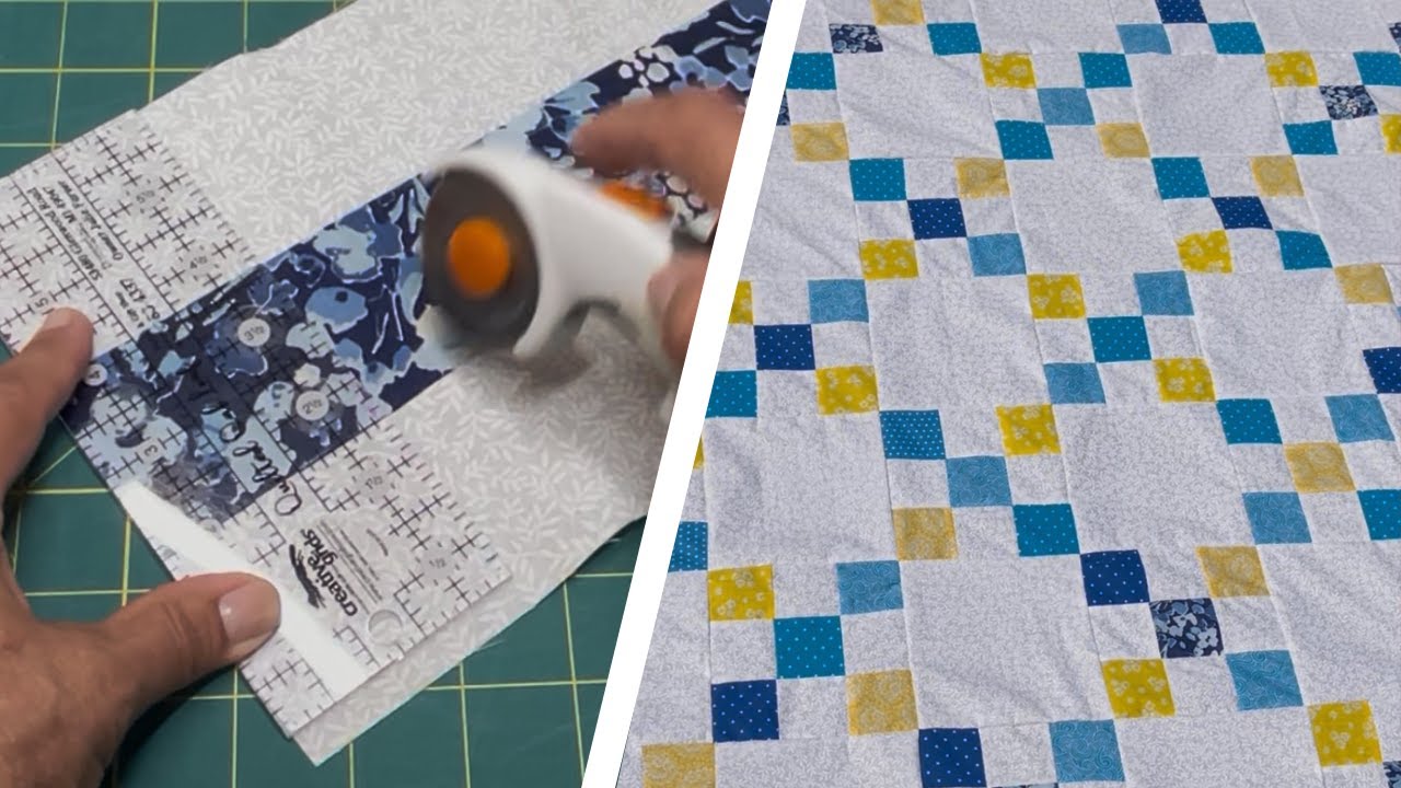Easy Irish Chain Quilt Tutorial | Perfect For Beginners | Scraps - YouTube