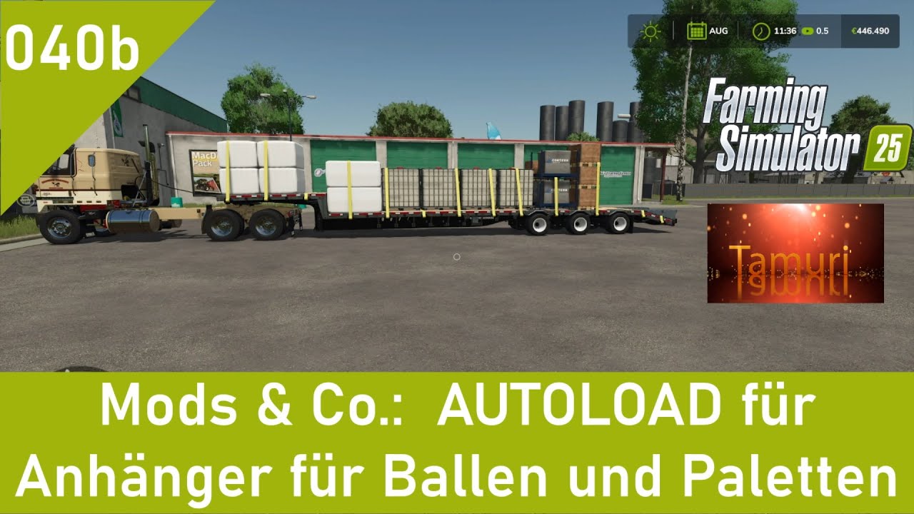 LS25 Mods & Co. 040b: AUTOLOAD für Ballen- und Palettenanhänger und ...