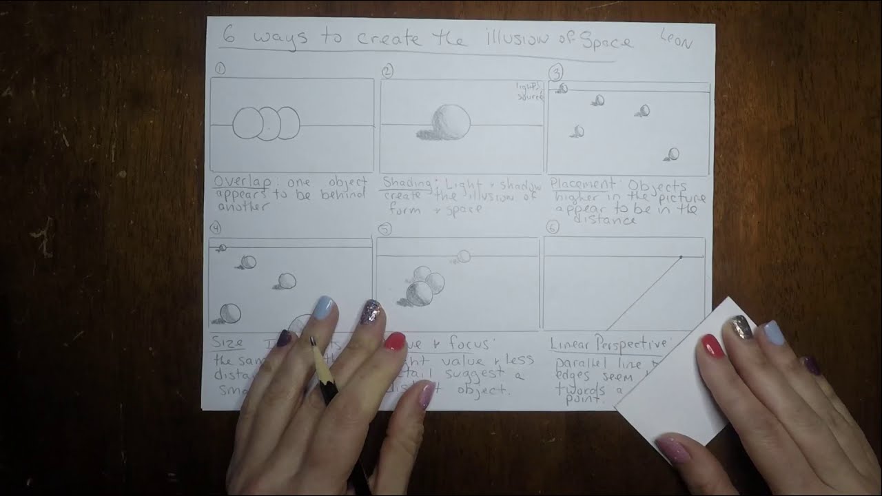 6 Ways To Create The Illusion Of Space In Art - YouTube