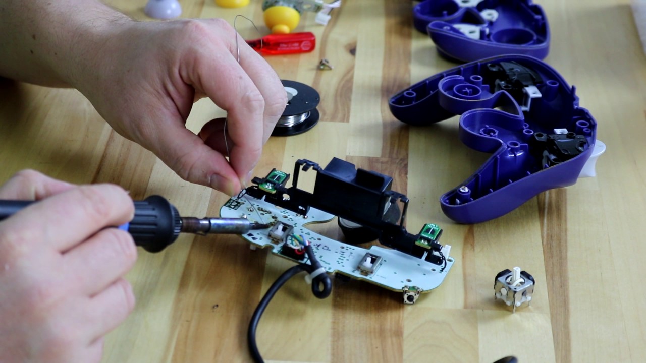 Nintendo Gamecube Controller Analog Stick 3D NGC wechsel repair - YouTube