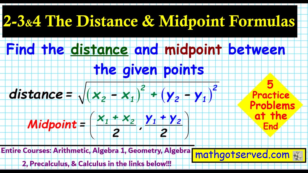 2 3 2 4 Geometry distance formula how to use mathgotserved practice ...