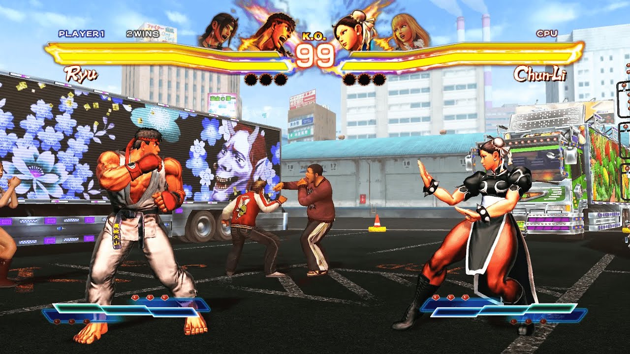 Ryu & Julia vs Chun-Li & Lili (Hardest) - Street Fighter X Tekken - YouTube