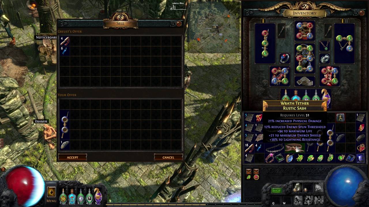 Path of Exile Physical/Spell Damage Vendor Recipes - YouTube