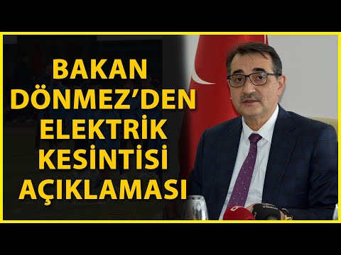 Bakan Dönmez: Elektrik Kesintileriyle İlgili Gereken Ne İse Yapacağız