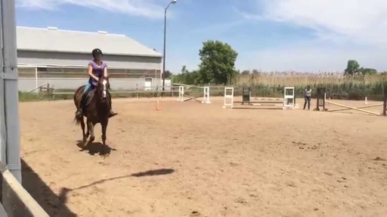 Riding a horse - YouTube