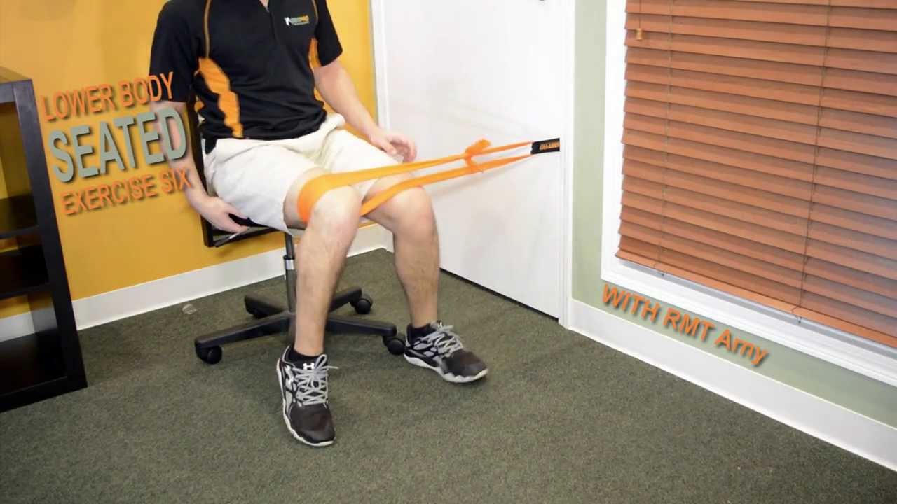 Therex Lower Body Seated Exercise 6 - YouTube
