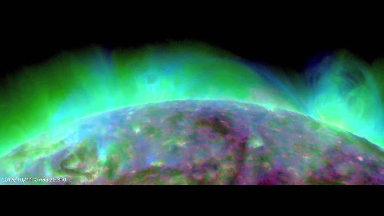 A Cool Eruption with a Coronal Wave, CME and Solar Flare - YouTube