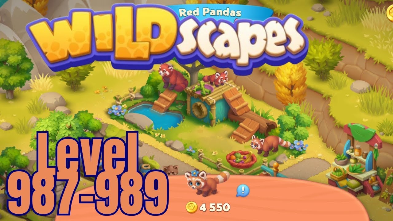Gameplay Wildscapes Level 987-989 - YouTube
