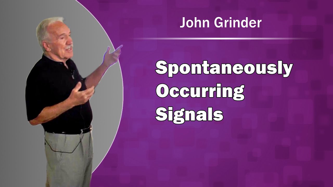 NLP John Grinder, Spontaneously occurring Signals - YouTube