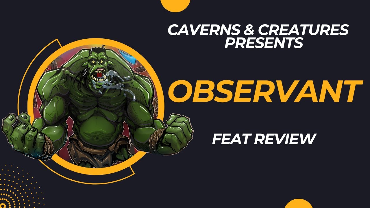 Observant 5e: Looking Good - YouTube