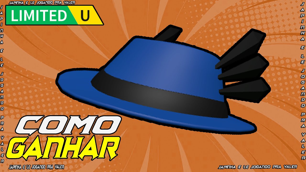 COMO PEGAR ESSE ITEM Limited UGC GRÁTIS [Fedora Alada Azul] ROBLOX ...