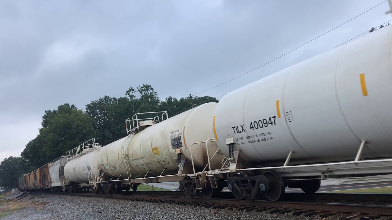NS 8069 Leads NS 154 (With Mid Train DPU's) Thru Norcross GA 9/14/19 ...