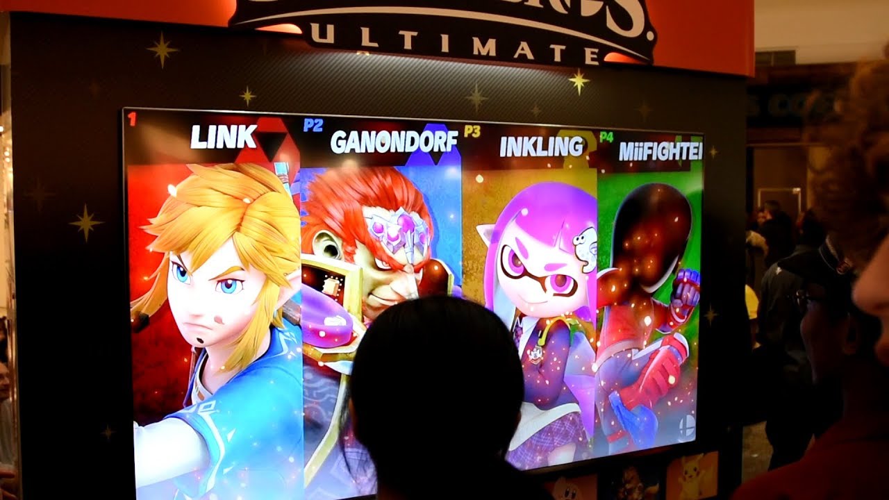 Link/Ganondorf/Inkling/Mii Brawler Super Smash Bros. Ultimate - YouTube