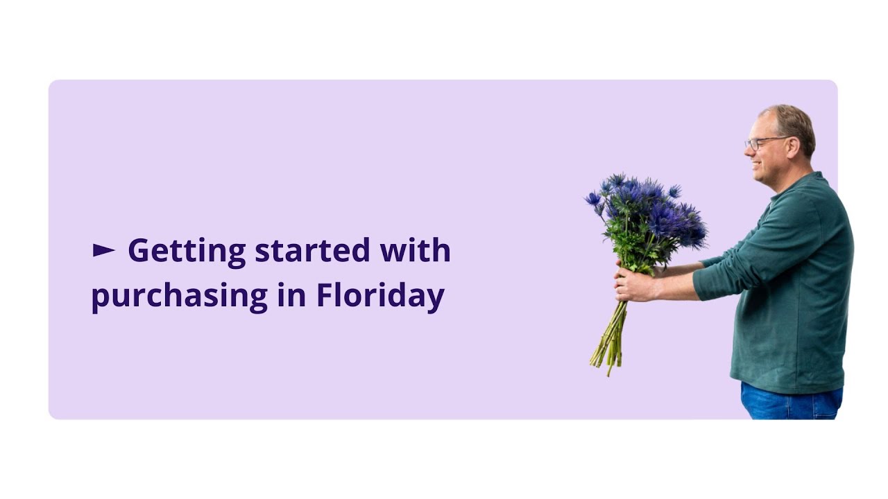Getting started with purchasing in Floriday - YouTube