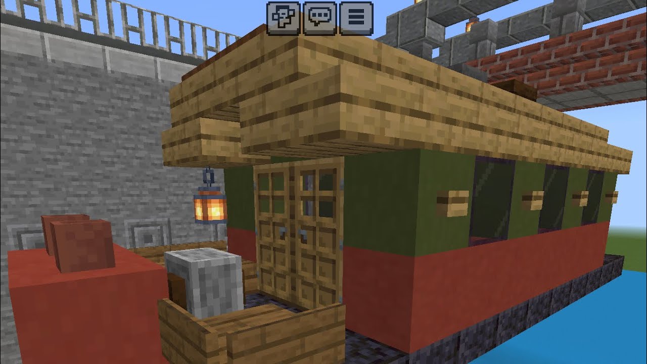 How to make a mini canal boat in minecraft - YouTube
