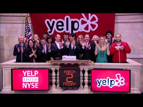 Yelp lists IPO on the NYSE and rings the NYSE Opening Bell - YouTube