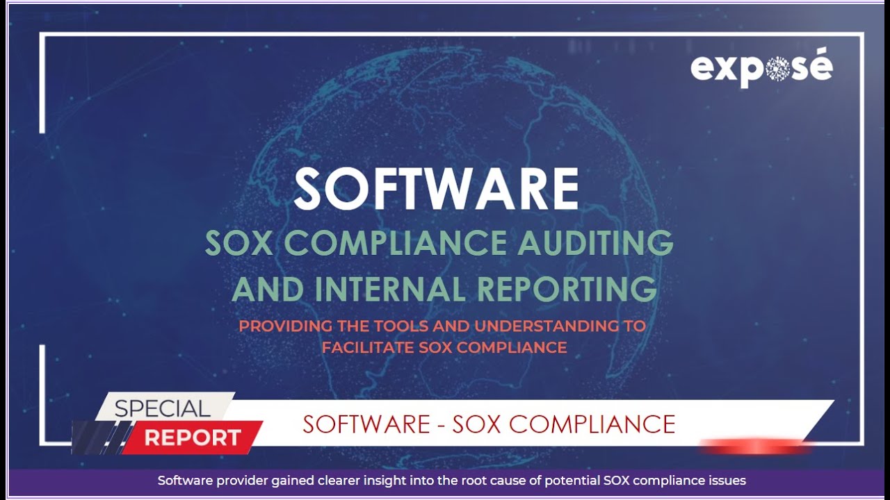 SOX Compliance - Software Provider - Case Study - YouTube