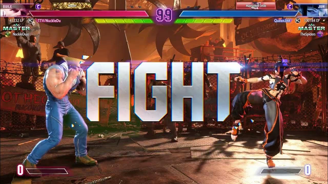 SF6 Nuckledu (Guile) VS (Juri) QueenJAK - YouTube