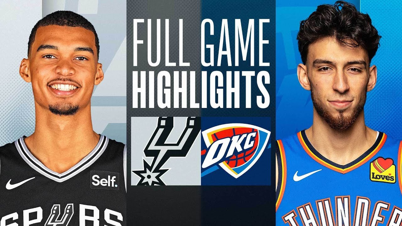 Game Recap: Thunder 122, Spurs 121 - YouTube